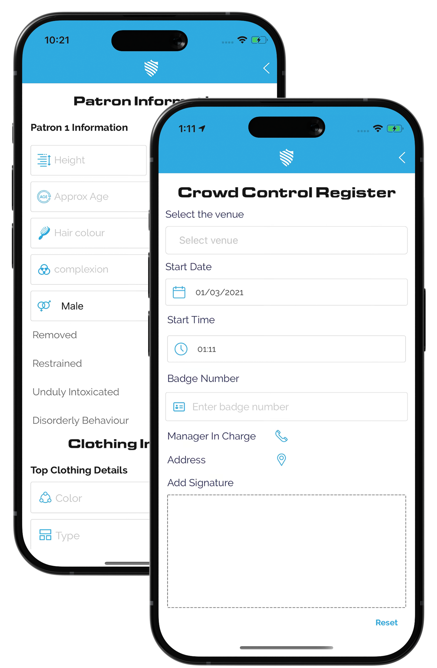 Security Registers - Venues and Security Guard Compliance